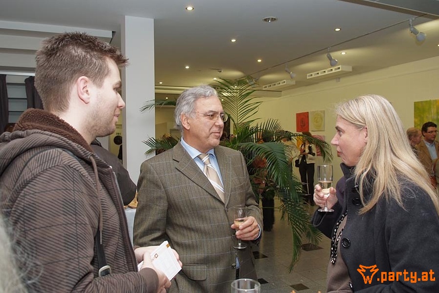 Party.at - Photos: Vernissage "Unter dem Bogen" Karin Rollett-Vlcek und Gerhard Vlcek, Wifi Wien